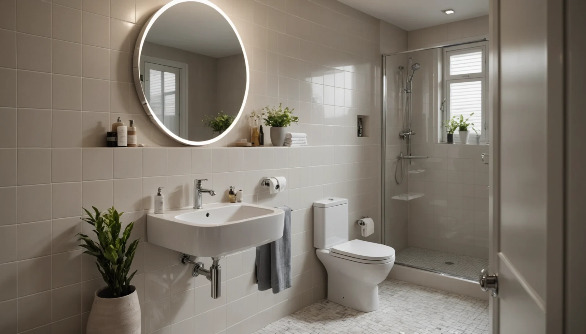 Aménagez un mini WC invité de 1 m² chic et pratique