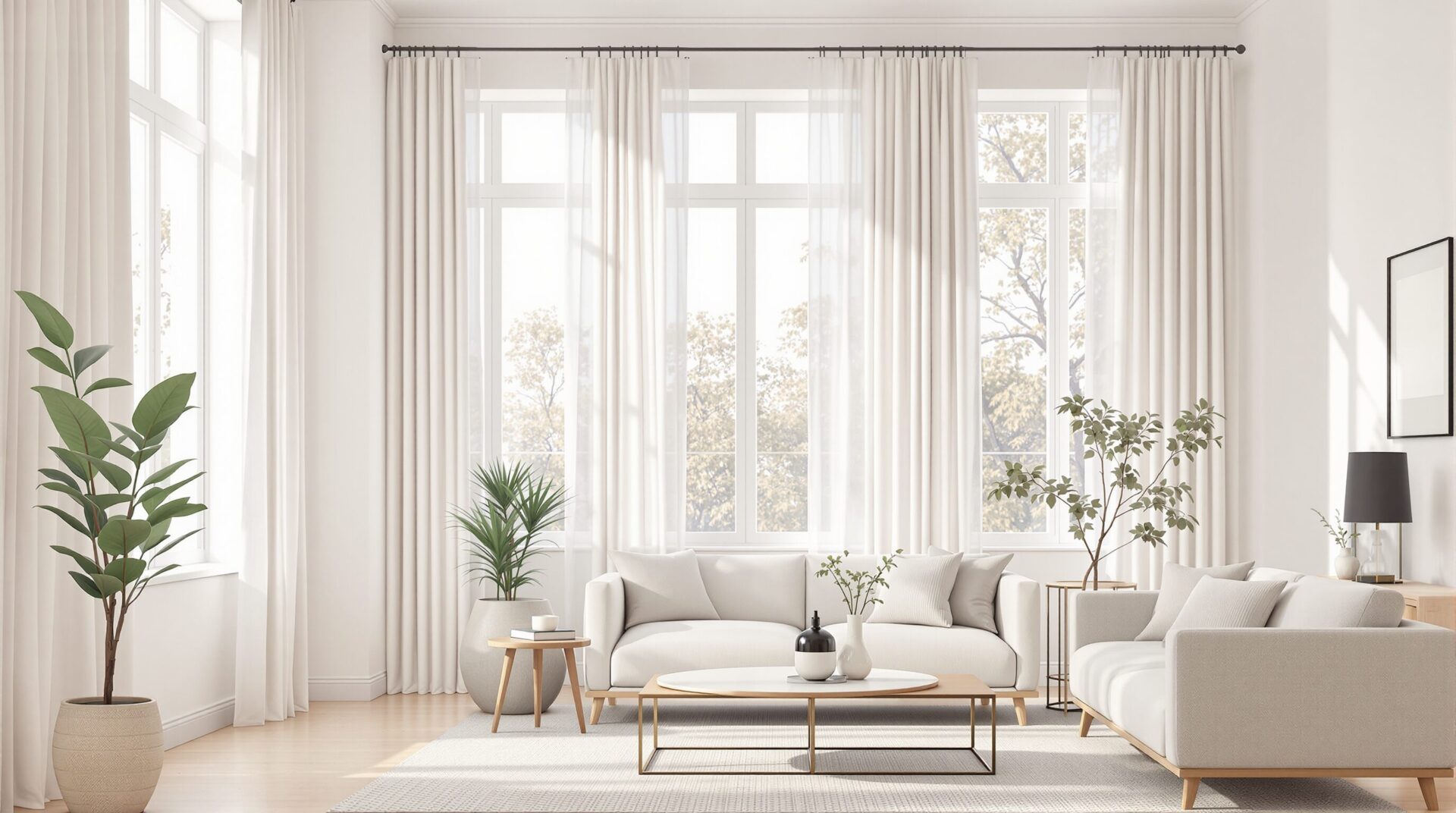 Choisir la couleur de ses rideaux : conseils pour agrandir et structurer